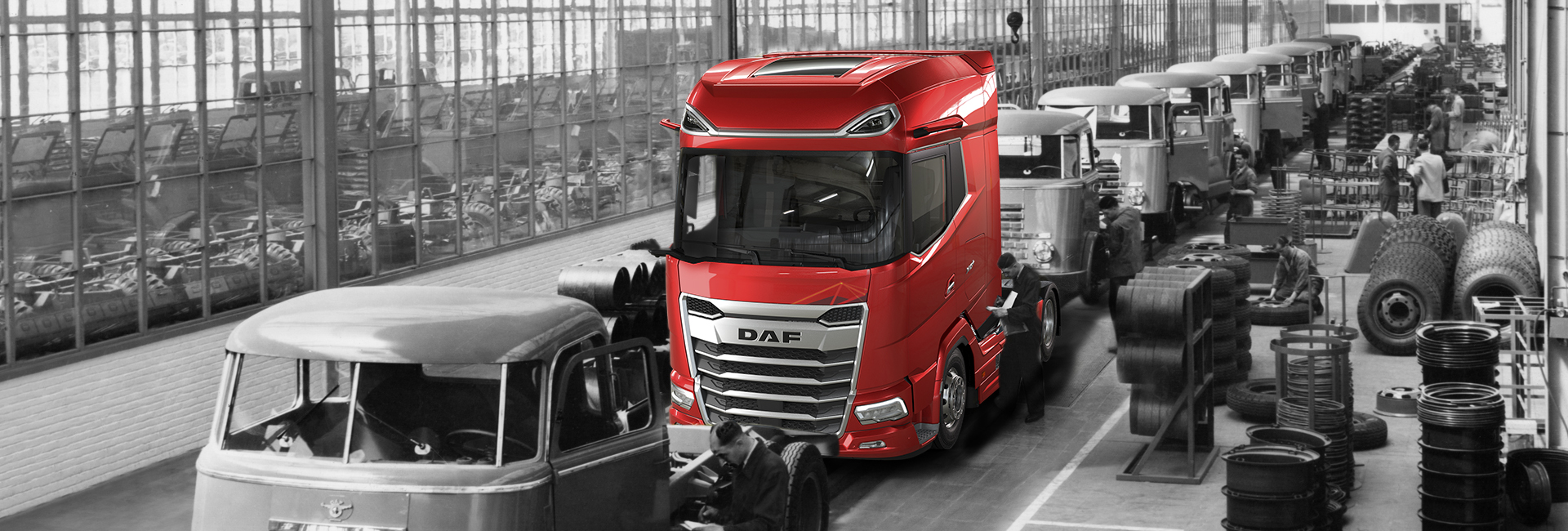 Meilensteine in der Geschichte von DAF - DAF Trucks Schweiz
