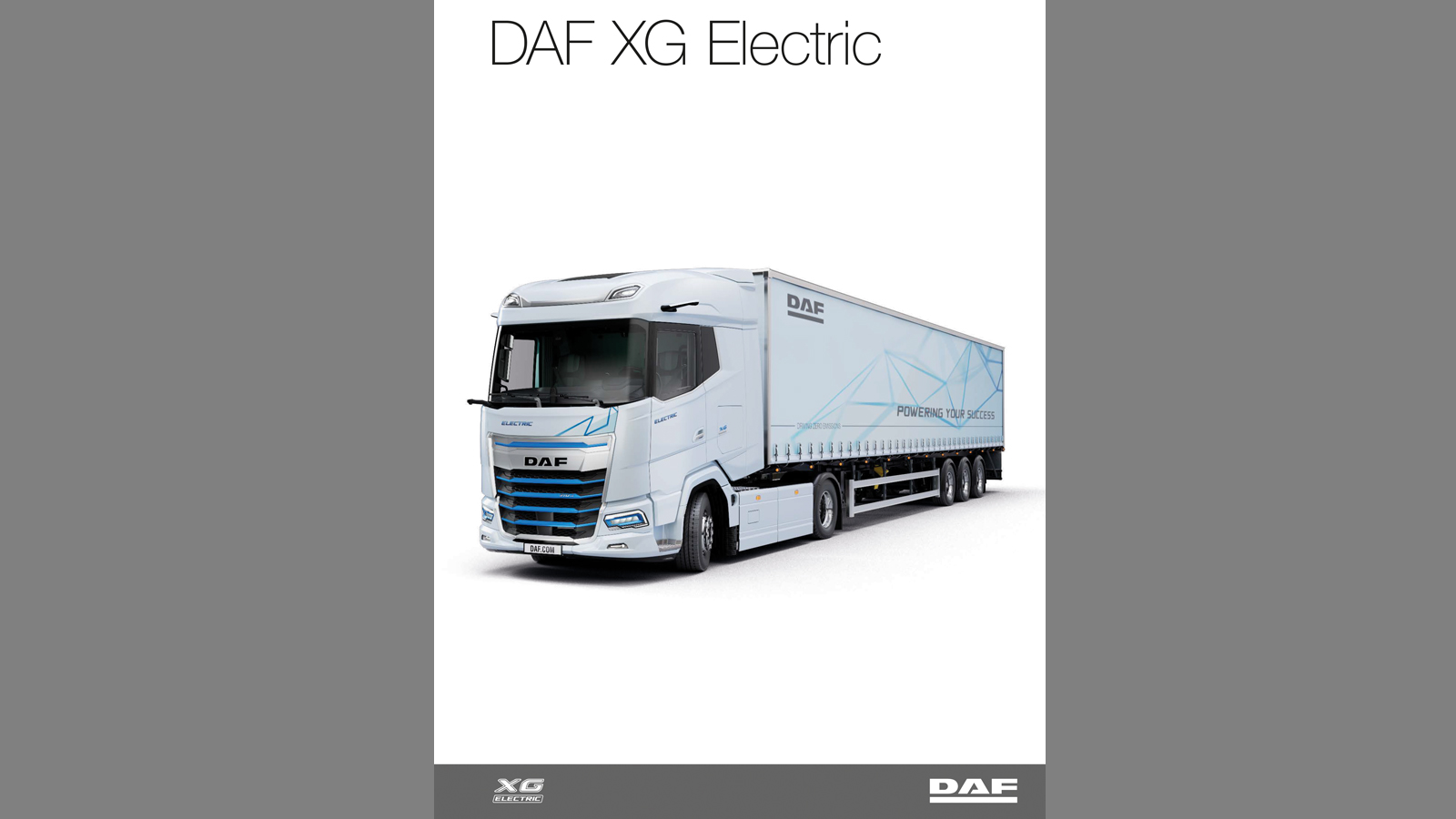 DAF XF, XG, XG⁺ Electric - DAF Trucks Suisse